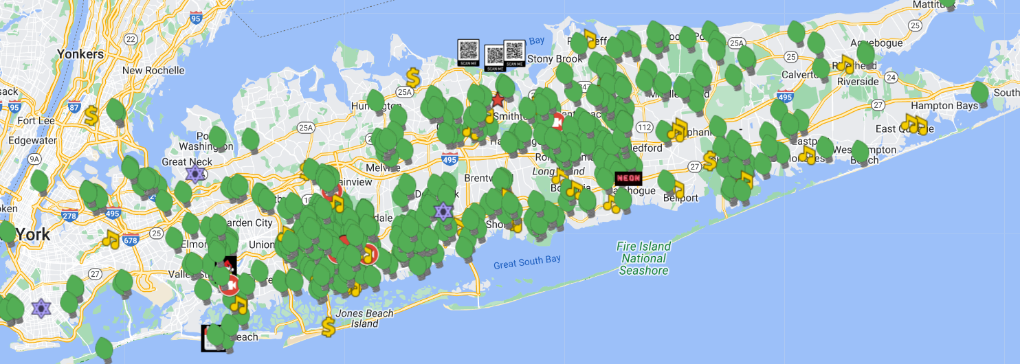Shout out - LI Lights Map