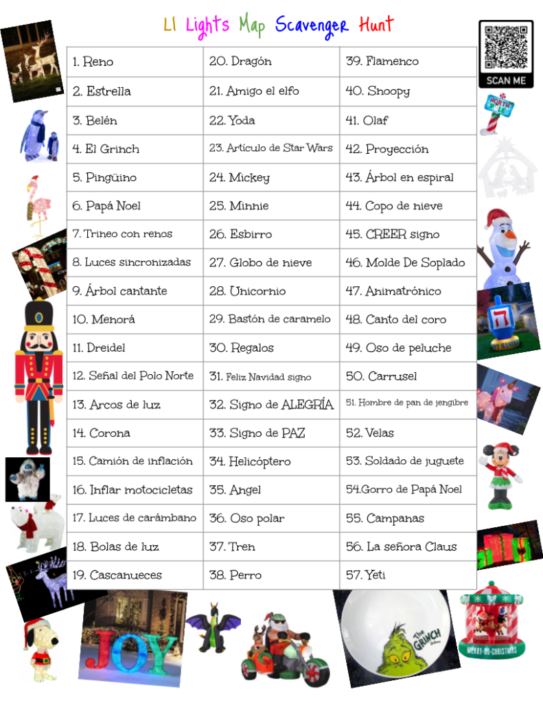 Scavenger Hunts - LI Lights Map