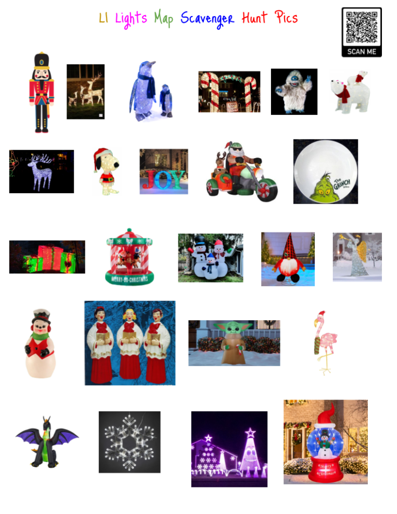 Scavenger Hunts - LI Lights Map