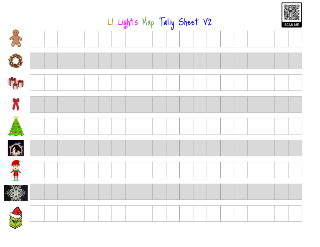 Scavenger Hunts - LI Lights Map